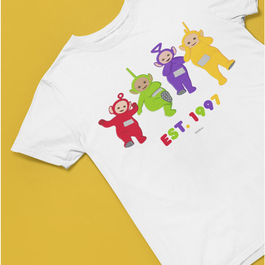 Est. 1997 - Teletubby pose T-Shirt – Teletubbies Online Shop