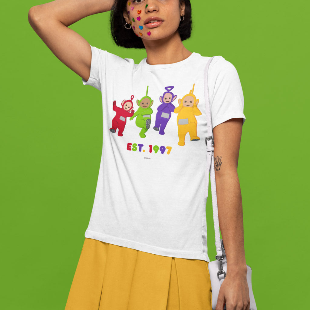 Est. 1997 - Teletubby pose T-Shirt – Teletubbies Online Shop