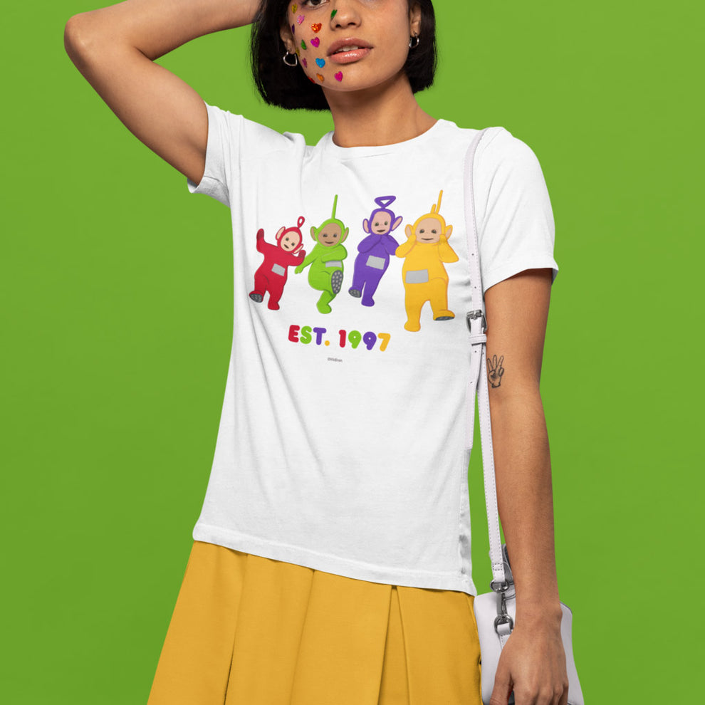 Est. 1997 - Teletubby pose T-Shirt – Teletubbies Online Shop